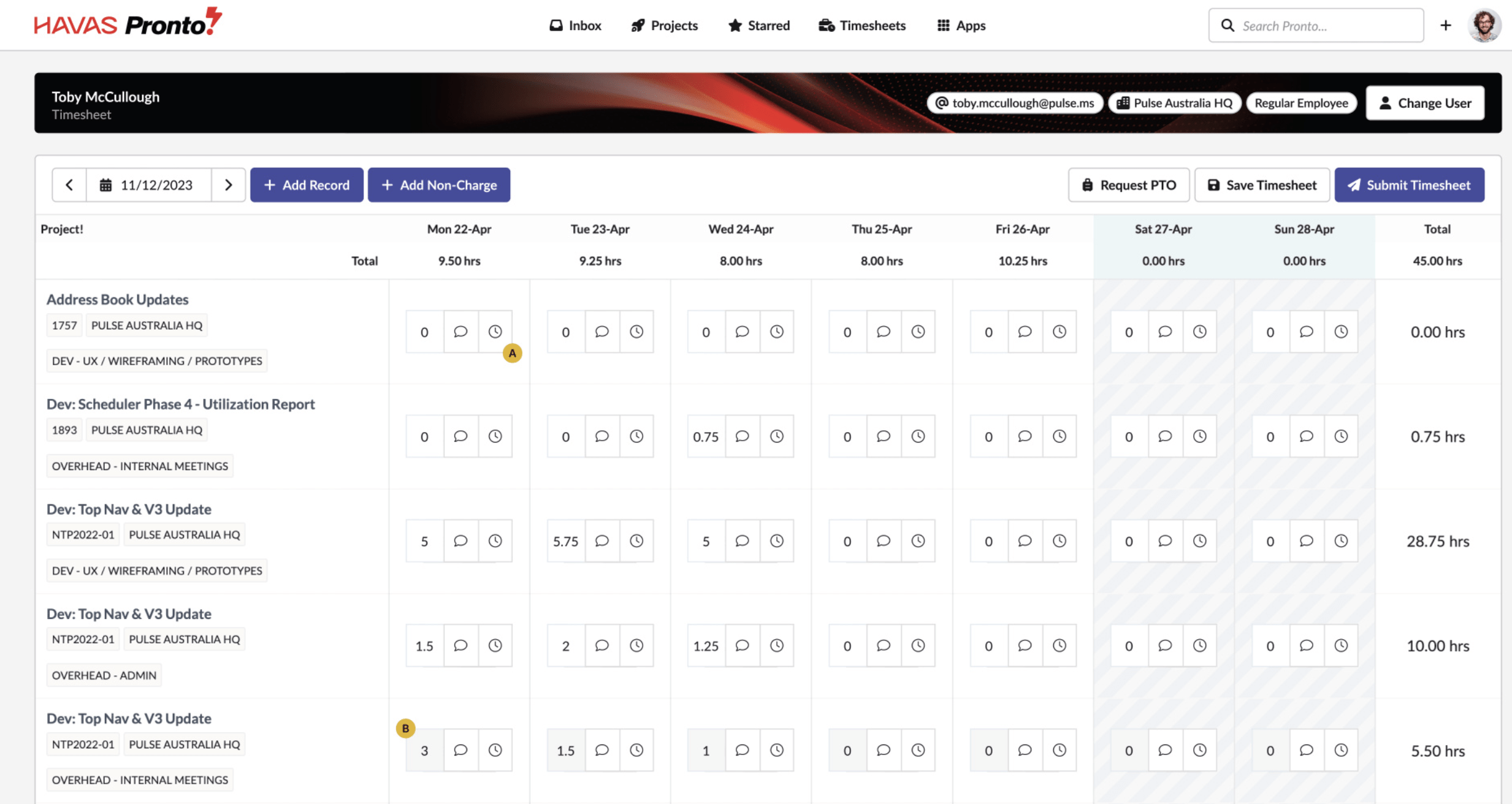 Pronto - Project Management Software - All in One System